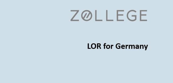 LOR for Germany: Requirements, Format, Tips and Sample
