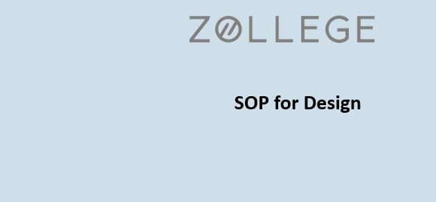 SOP for Design: Guidelines, Format and Tips