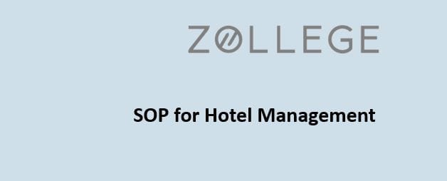 SOP for Hotel Management: Format, Guidelines, Sample and Tips
