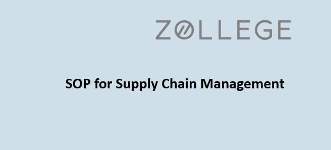 SOP for Supply Chain Management: Format, Samples, Guidelines, and Tips