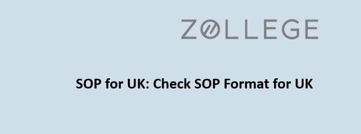 SOP for UK: Check SOP Format for UK