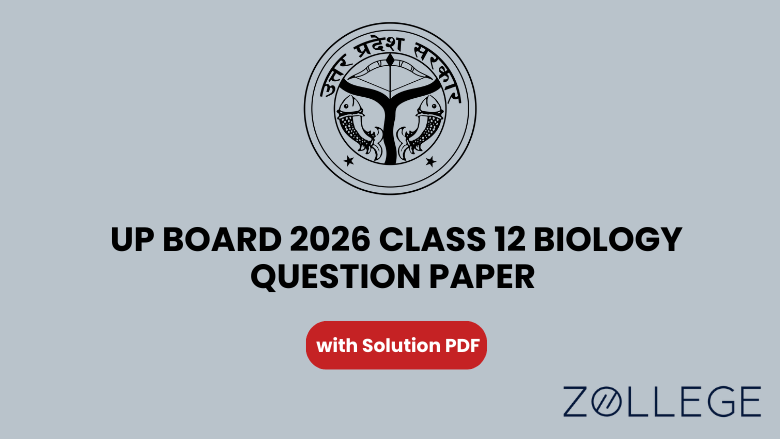 UP Board Class 12 Biology 2026 Question Paper with Solution PDF