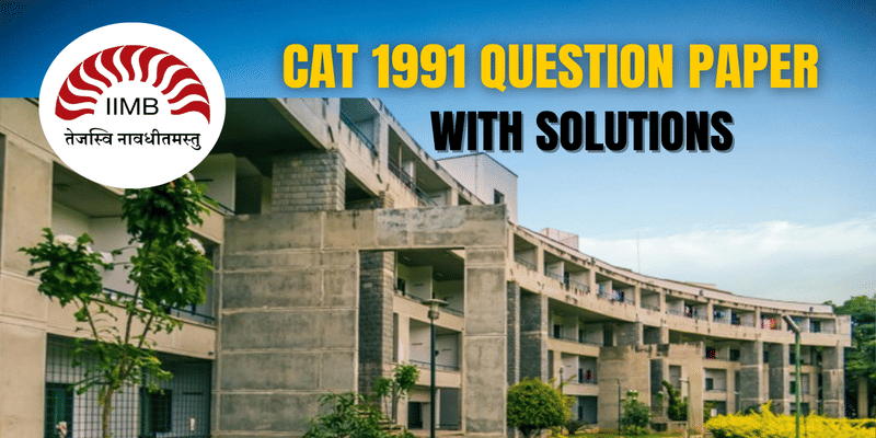 CAT 1991 Question Paper with Solution PDF