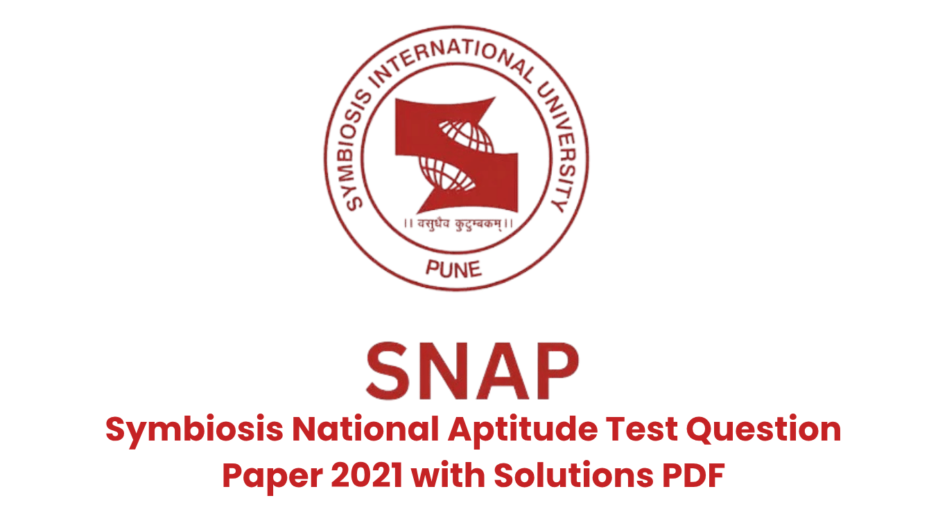 SNAP 2021 Question Paper with Solution PDF