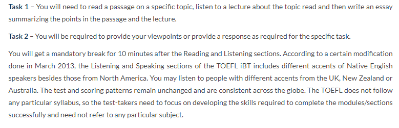 TOEFL Exam Pattern 2023: Check Section-wise Test Pattern