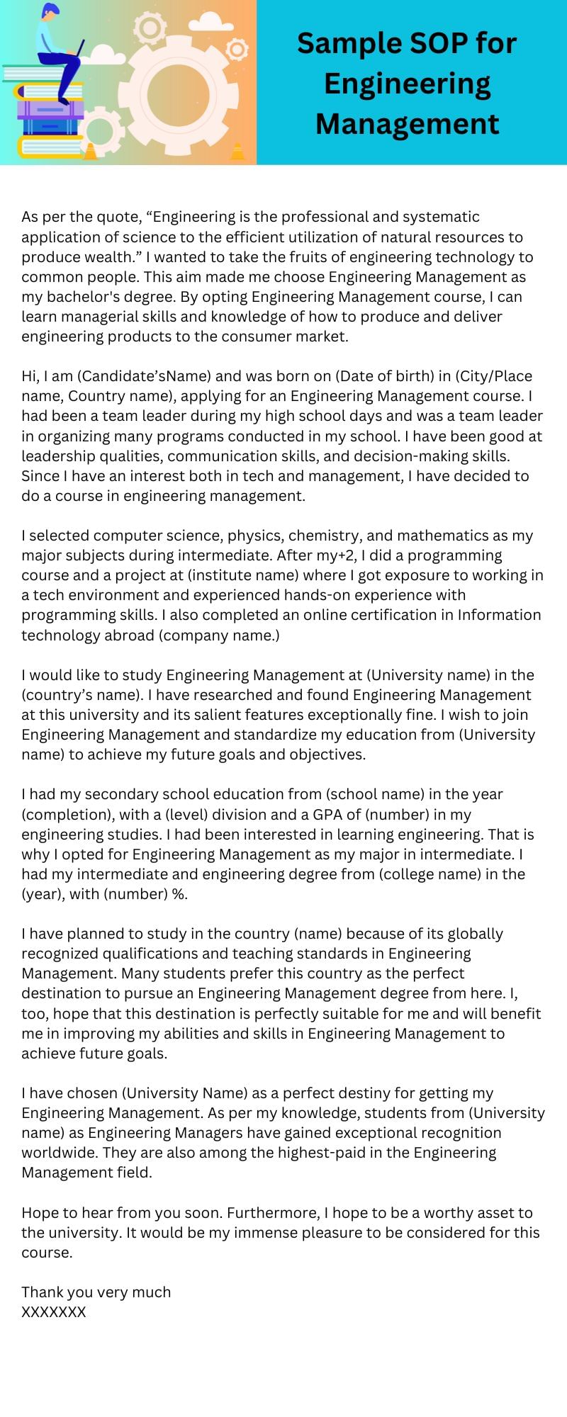 SOP for Engineering Management: Format, Tips, Skills and Sample