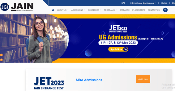 Jain Entrance Test 2024: Registration (Open), Exam Dates, Eligibility ...