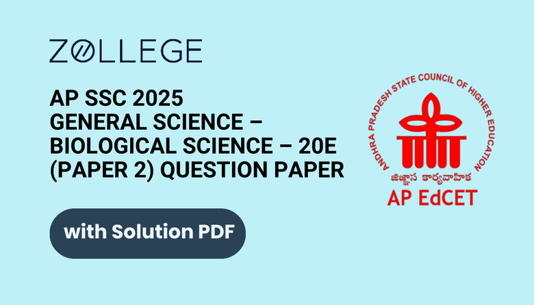AP SSC 2025 General Science (Paper II) - Biological Science - 20E ...
