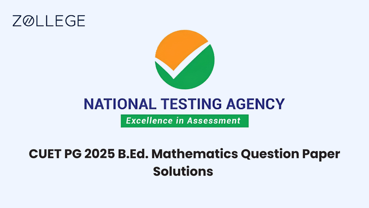 CUET PG B.Ed. Mathematics 2025 Question Paper with Answer Key PDF