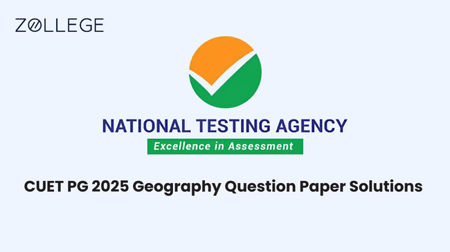 CUET PG Geography 2025 Question Paper with Answer Key PDF