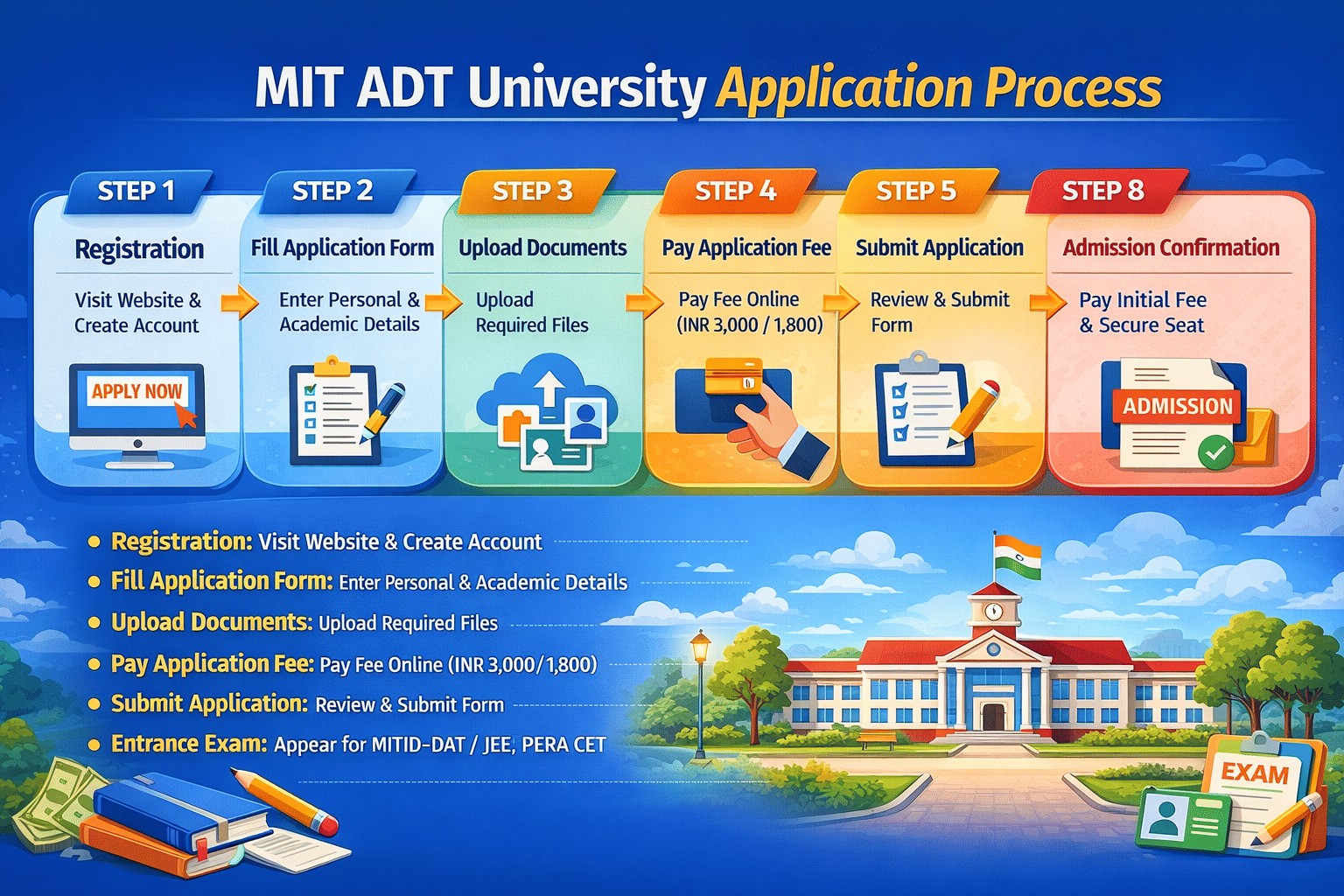 MITADT: Fees, Admission 2025, Courses, Cutoff, Ranking, Placement