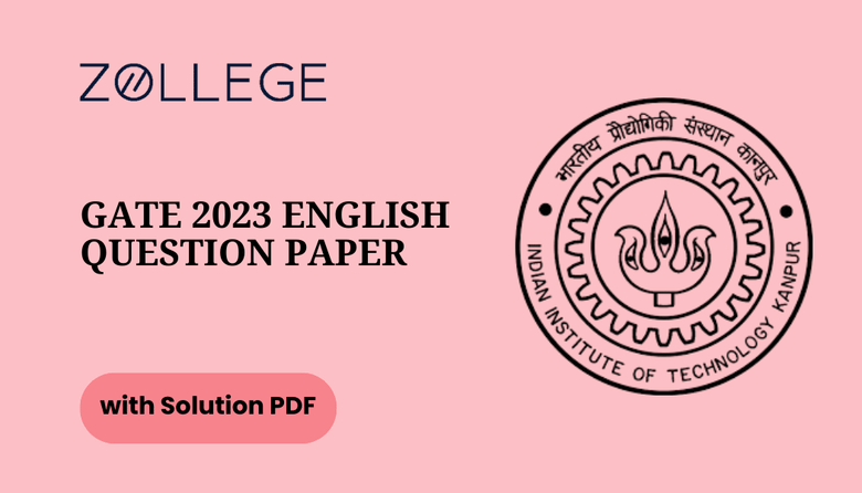 GATE 2023 English Question Paper with Solutions PDF
