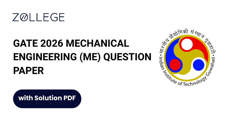GATE 2026 ME Question Paper with Answer Key and Solution PDF