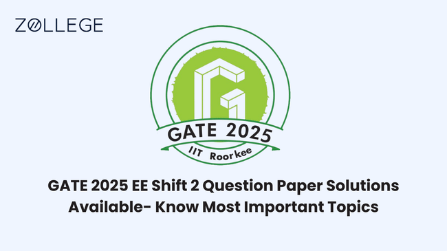 GATE 2025 EE Download Question Paper PDF with Answer Key