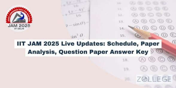 IIT JAM 2025 Live Updates: Paper Analysis and Question Paper with ...