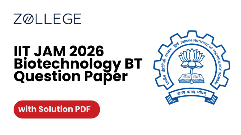 IIT JAM 2026 Biotechnology (BT) Question Paper with Solutions