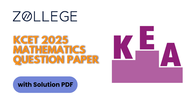 KCET 2025 Mathematics Question Paper with Solutions Pdf