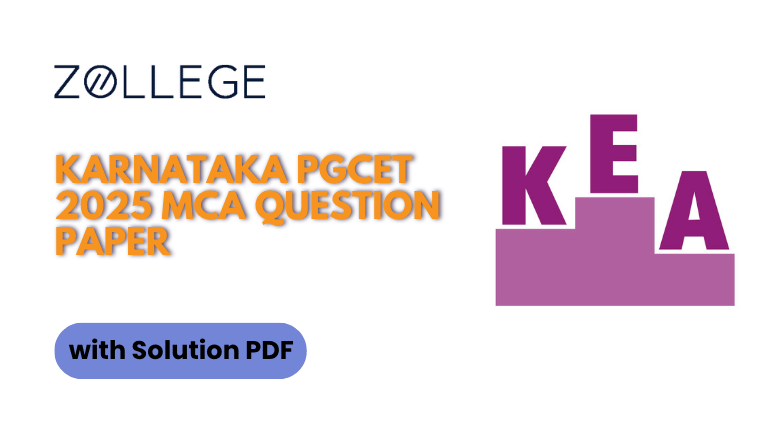 Karnataka PGCET MCA 2025 Question Paper with Solution PDF
