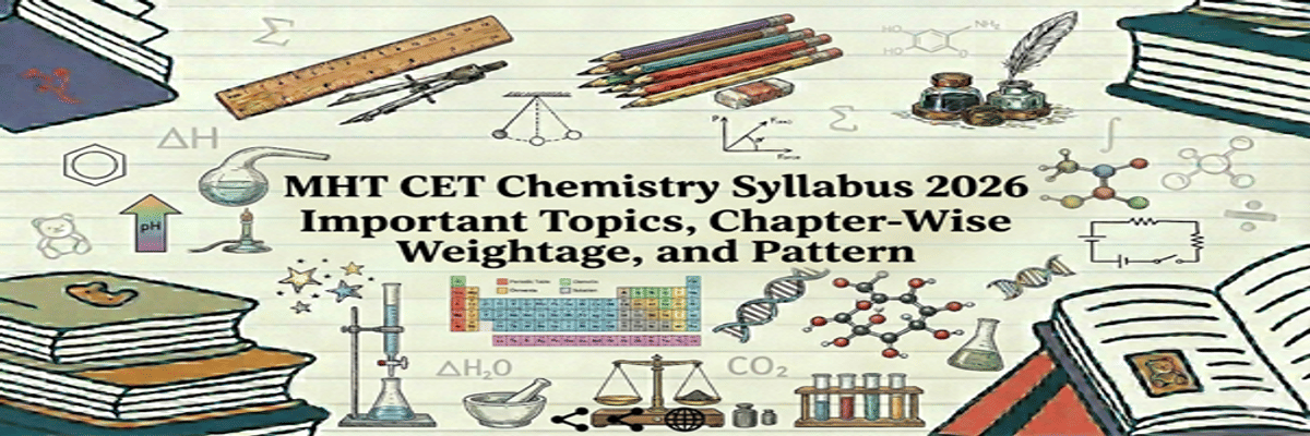 MHT CET Chemistry Syllabus 2026: Download PDF, Check Topic Wise ...