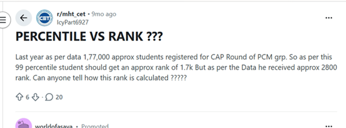 MHT CET Marks vs Rank 2026: Check Category Wise Marks and Percentile ...