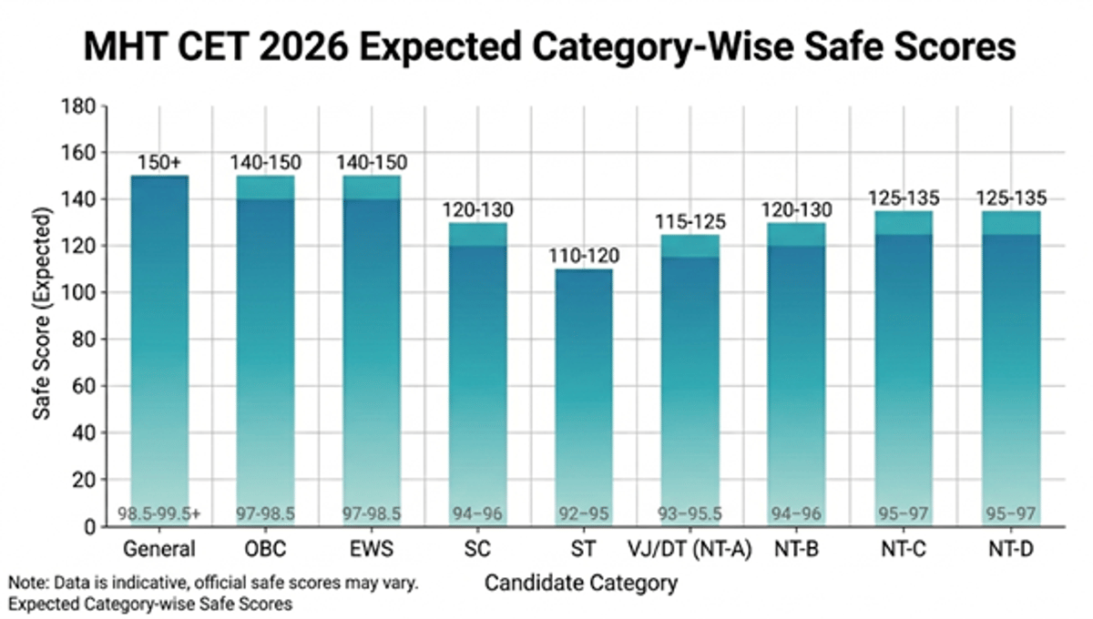 MHT CET Marks vs Rank 2026: Check Category Wise Marks and Percentile ...