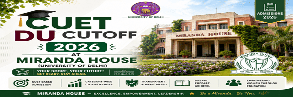 CUET DU Cutoff 2026 at Miranda House