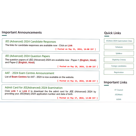 JEE Advanced Response Sheet 2024 (Out): Link, How to Download Response Sheet PDF