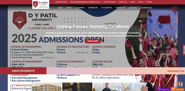 DY Patil School of Architecture Admission 2025: Apply for B.Arch and M ...