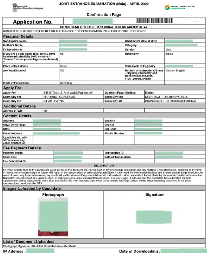 JEE Main Registration Fee 2026: Category-wise Fees, How to Pay, Mode of Payment