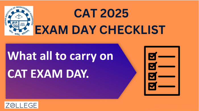 CAT 2025 Exam Day Checklist- Documents Required and Exam Center ...