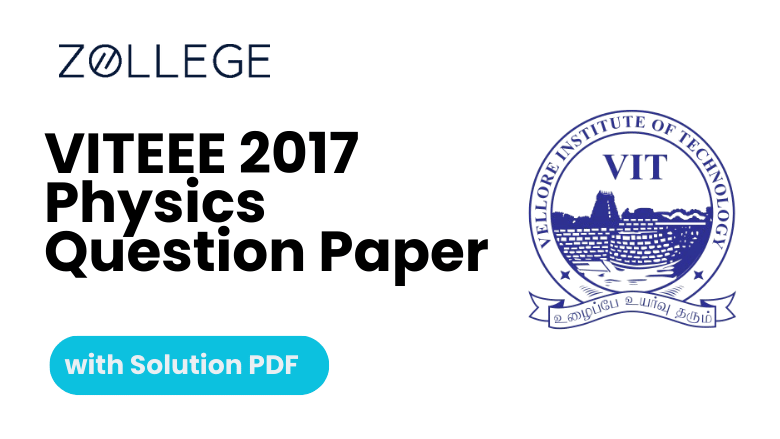 VITEEE 2017 Question Paper with Answer Key PDF for Physics