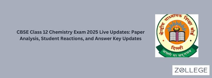 CBSE Class 12 Chemistry Exam 2025 Live Updates: Paper Analysis, Student ...