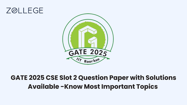 GATE 2025 CS Slot 2 Question Paper PDF with Solutions
