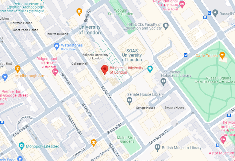 Birkbeck University of London: Rank, Acceptance Rate, Fees and Location