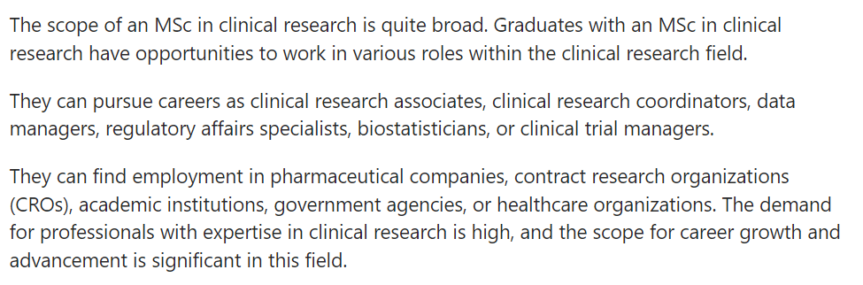 Masters in Clinical Research in Australia: Universities, Deadlines ...