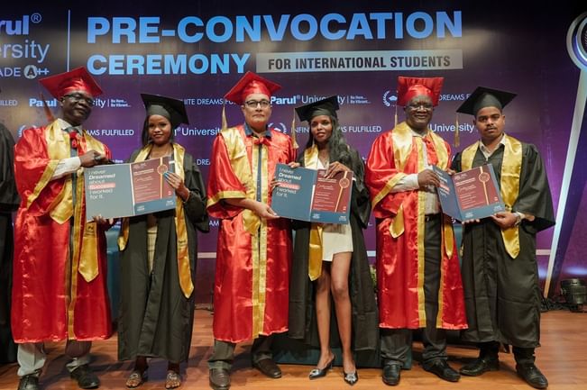 Parul University Bids Farewell To Its International Students During The Pre-Convocation Ceremony
