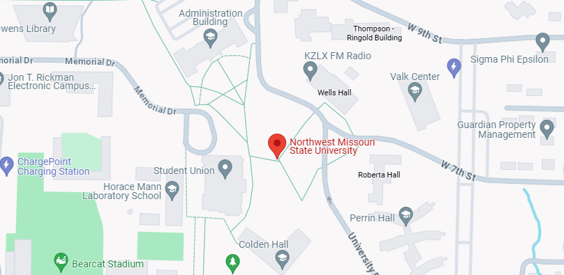 Northwest Missouri State Campus Map