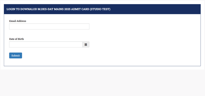 NID DAT MDes 2025: Admit Card Released for Studio Test, Exam from March 1