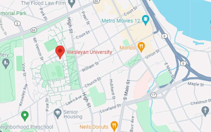 Wesleyan University: Courses, Fees, Rankings, Deadlines, Placements ...